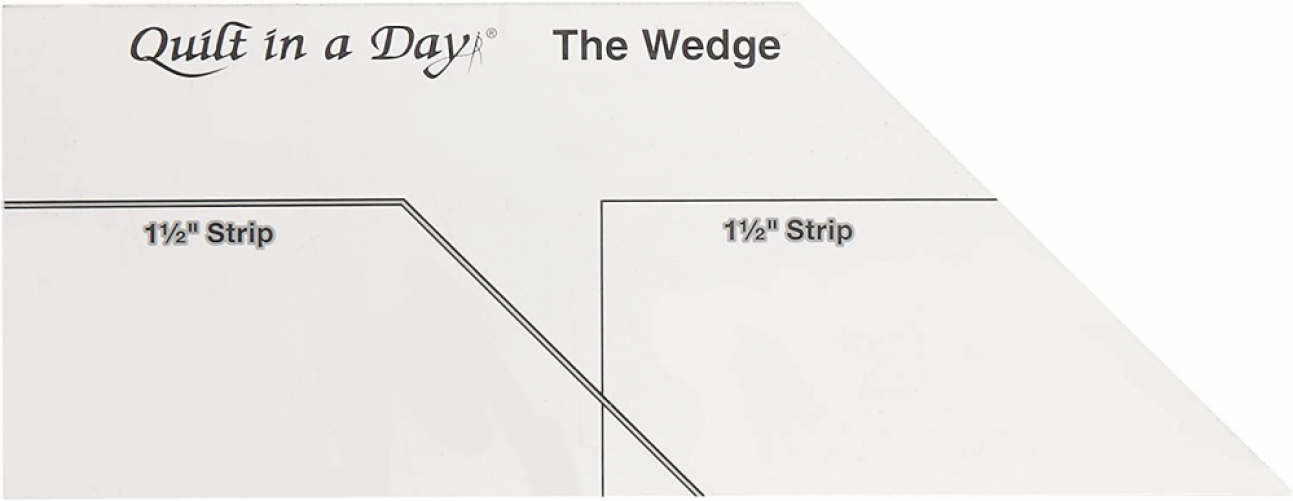 Quilt in a Day The Wedge Ruler Clear | eBay