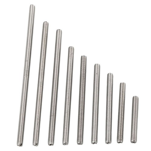2PCS 304 Stainless Steel Long Threaded Screw Rods Bar Studs U-bolts ...