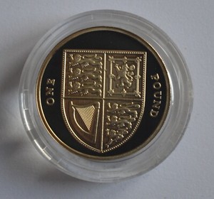 2014 £1 One Pound Shield Proof Coin | eBay