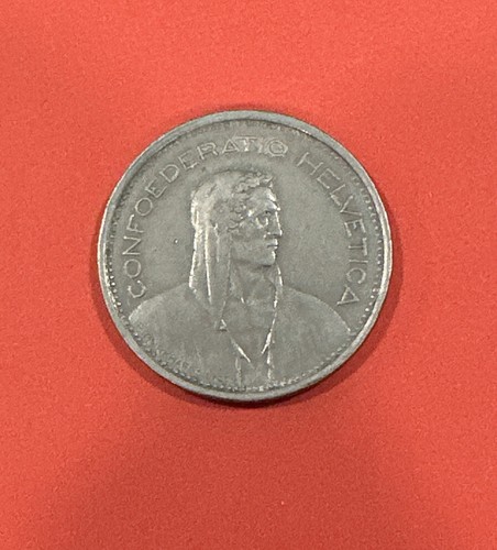 5 FR SWISS Francs 1968 B Confoederatio HELVETICA Collectable Circulated ...