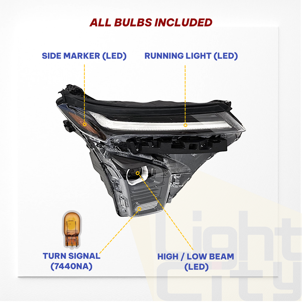 [FULL LED] For 2024 Chevrolet Trax LT/2RS Passenger Side Headlight ...