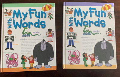 My Fun With Words Dictionary Kids Books A-K & L-Z Hardcover Lot of 2 ...