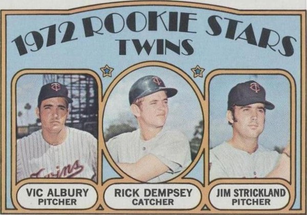 1972 Topps - High # Rookie Stars Twins #778 Rick Dempsey, Vic Albury ...