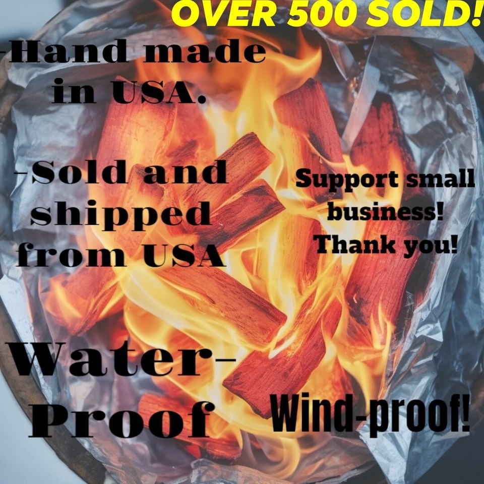 *Fire Worms* Fire Starters, Fire Plugs- Fire Starting Tinder - Made in ...