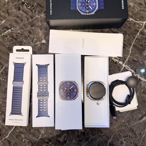 Samsung Galaxy Watch Ultra 2025 LTE 64GB Titanium Blue 47mm Marine ...