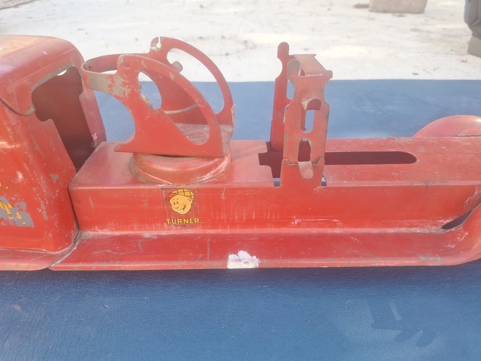 Vintage Turner Pressed Steel Fire Truck | eBay