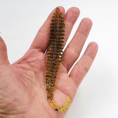 Original Zipper 5" Worm 10 Count Choose From 8 Colors Made In USA Bass ...