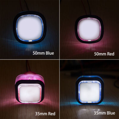 1pcs Square 5VLED illuminated Arcade push button with microswitch ...