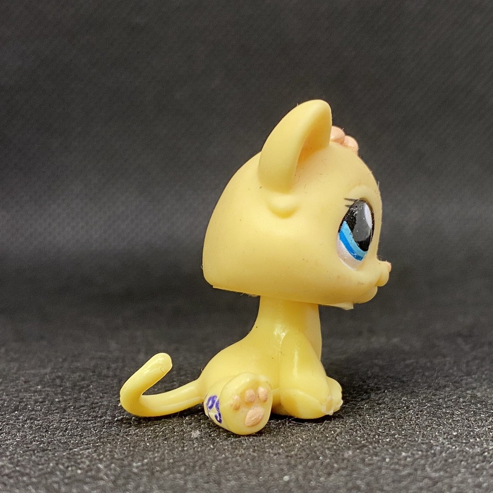 Littlest Pet Shop LPS #1779 Kitten - Baby Cat w/ Dark Blue Eyes | eBay