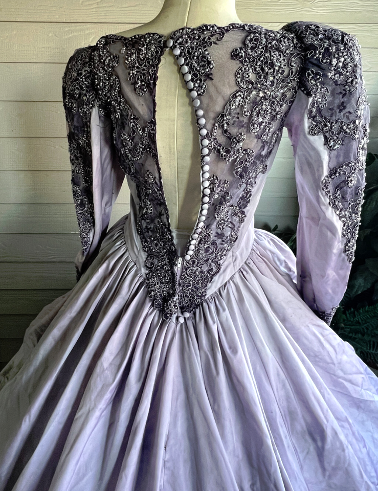 Zombie Corpse Bride Vampire Gothic Dead Long Sleeve Wedding Gown ...