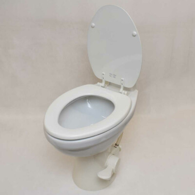 Dometic 320 RV Gravity-Flush Ceramic Toilet 320 Series White 302320081 ...