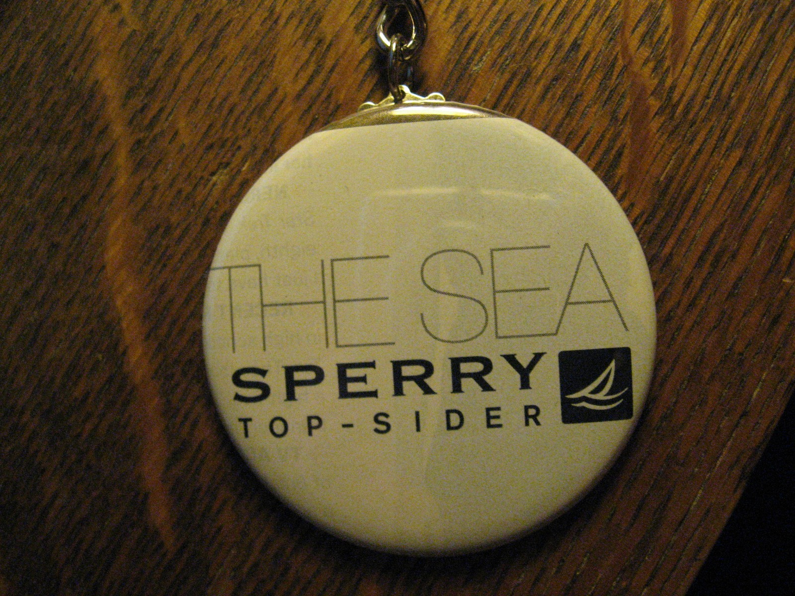 Sperry Top Sider TopSider Advertisement Keychain Backpack Purse Clip ...