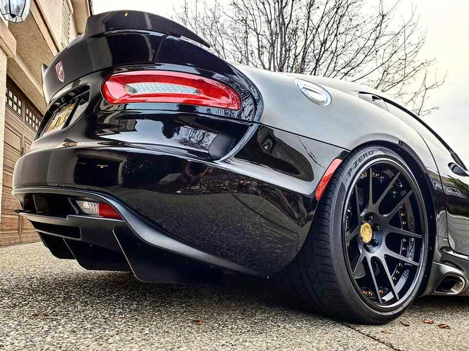 2013-2017 Dodge Viper ACR Style Diffuser Blade Kit GT GTS SRT TA Gen5 ...
