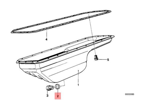 Genuine BMW E21 E30 E36 E46 E12 10 Differential Drain Plug Gaskets ...