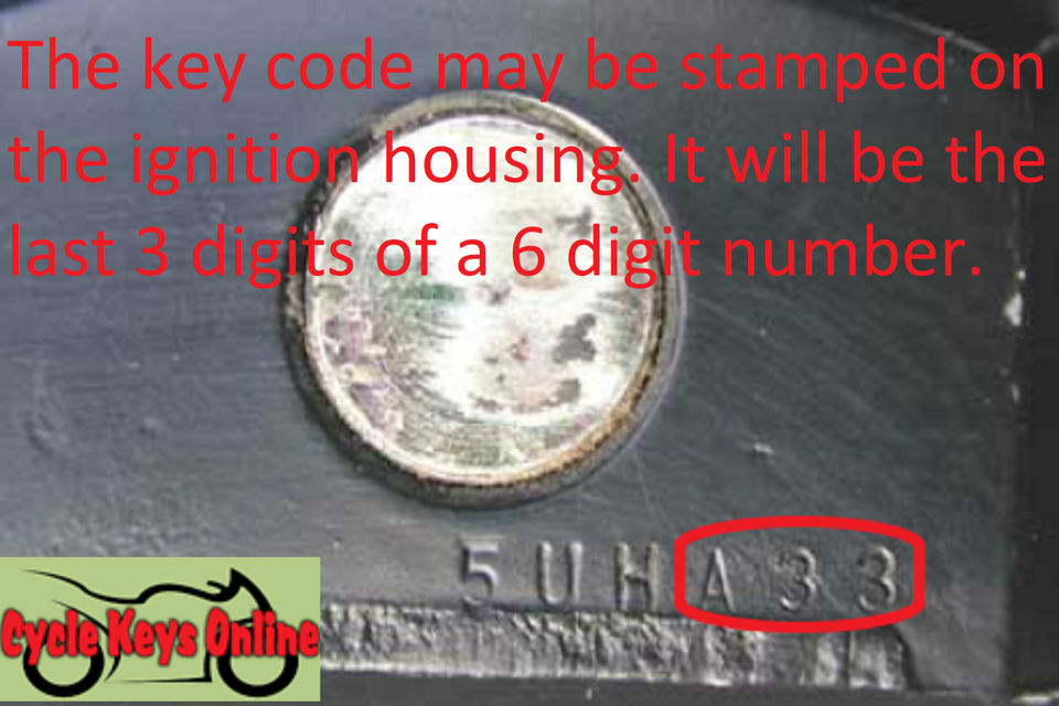 Honda Motorcycle Keys | Silver | Rear | United States | Cut to Your Key ...