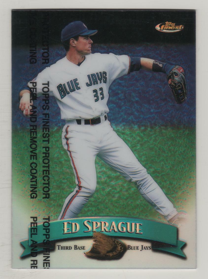 1998 Topps Finest Refractor #171 Ed Sprague Toronto Blue Jays BV$3 | eBay