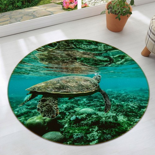 3D Sea Turtle O1955 Animal Non Slip Rug Mat Elegant Photo Carpet Fay | eBay