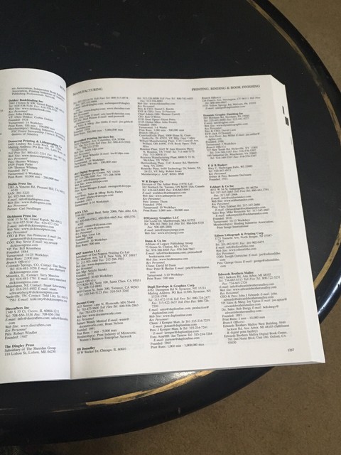 Literary Market Place LMP 2018 Vol 1 Directory American Book Publishing ...