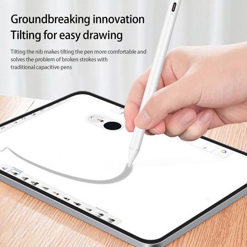 Touch Pen Replaceable Nib Smooth Writing Tilt Pressure Sense Sensitive ...