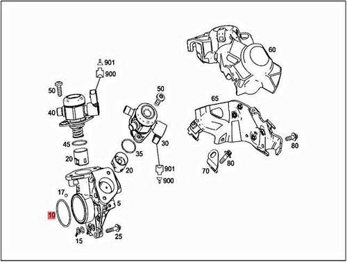 Genuine MERCEDES O-ring 0169975045 | eBay
