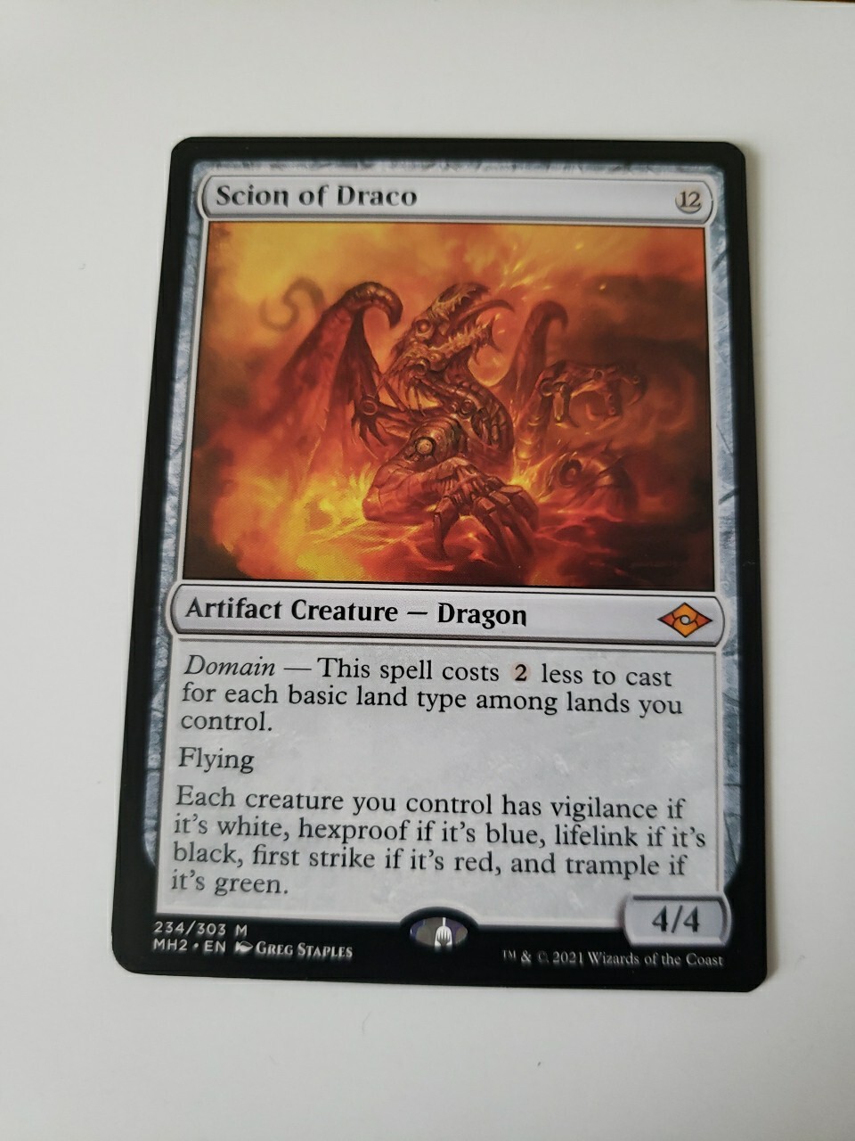 1x MTG Scion of Draco - Near Mint Modern Horizons 2 MH2 #234 x1 | eBay