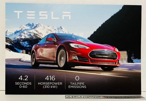 Lot of 25 New Original Tesla Model S Promotional Product Information ...