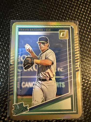 2025 Donruss Baseball #131 Travis Bazzana Rated Prospect Gold Die Cut # ...