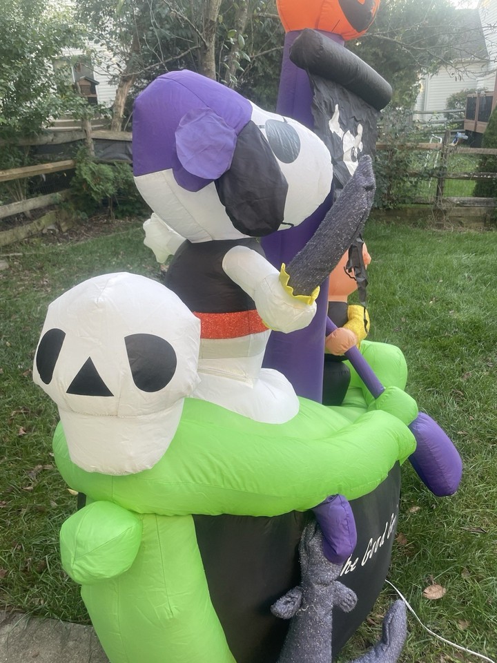 Lowe’s Gemmy Animatronic Peanuts Pirate Ship Inflatable retired ...