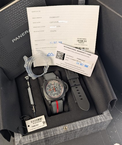 2020 Panerai Luminor 1950 Ceramic Luna Rossa 36th Americas Cup PAM01037 ...