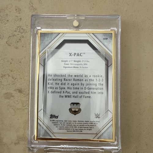 2021 Topps WWE Transcendent Auto X-PAC Gold Framed AUTOGRAPH /25 | eBay
