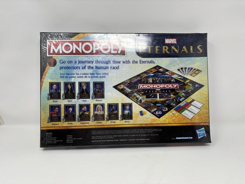 Monopoly Marvel Eternals Board Game With Collectible Tokens - Brand New ...