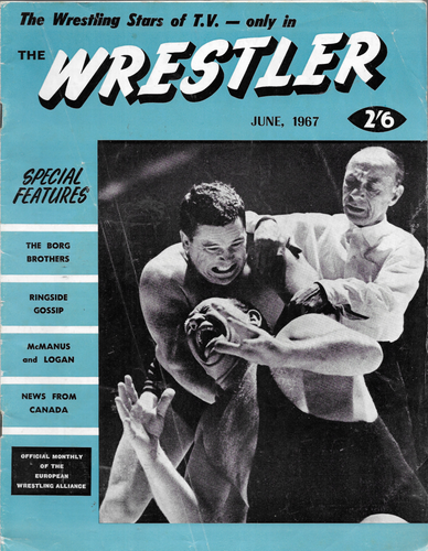 The Wrestler - June 1967 cover Pat Barrett, Roy Bull Davis | eBay UK