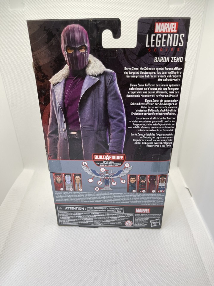 Marvel Legends Baron Zemo Falcon and the Winter Soldier 6" Action ...