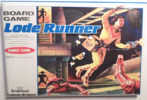 Lode Runner Board Game Box 2"x3" MAGNET Refrigerator Locker Retro | eBay