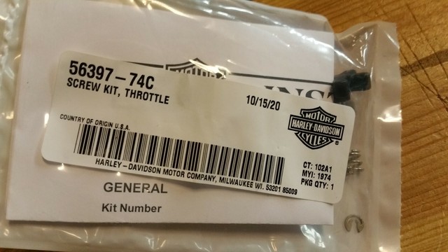 Harley Davidson Screw Kit Throttle HD 56397-74c online kaufen | eBay
