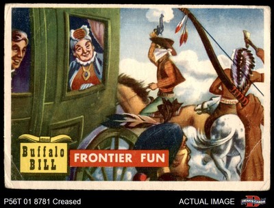 1956 Topps Round Up #30 Buffalo Bill Frontier Fun 2 - GOOD | eBay
