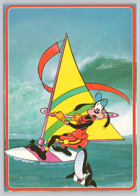 Postcard Disney Goofy Wind Sailing | eBay