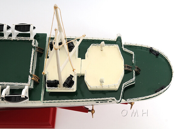SS United States | Handcrafted Wooden Ship Model W/ Metal Ladders ...