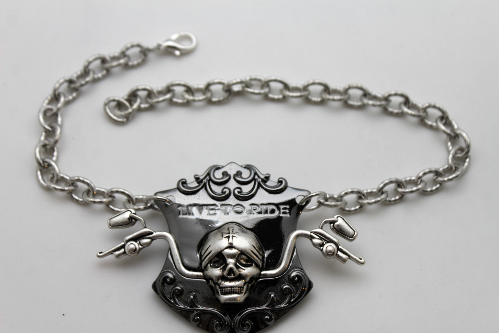 Women Boot Bracelet Silver Metal Chain Anklet Shoe Charm Live Ride ...