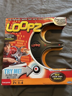 LOOPZ Electronic Memory Challenge Game / Musical Instrument Mattel Ages ...