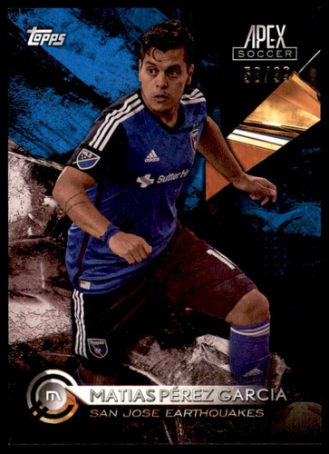 2016 Topps Apex MLS Blue #82 Matias Perez Garcia /99 | eBay