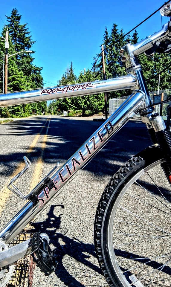 Old School A1 Specialized Rockhopper FS Comp Polished Alluminum ...