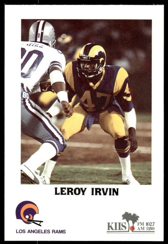 1985 Los Angeles Rams Police LeRoy Irvin Los Angeles Rams #NNO | eBay