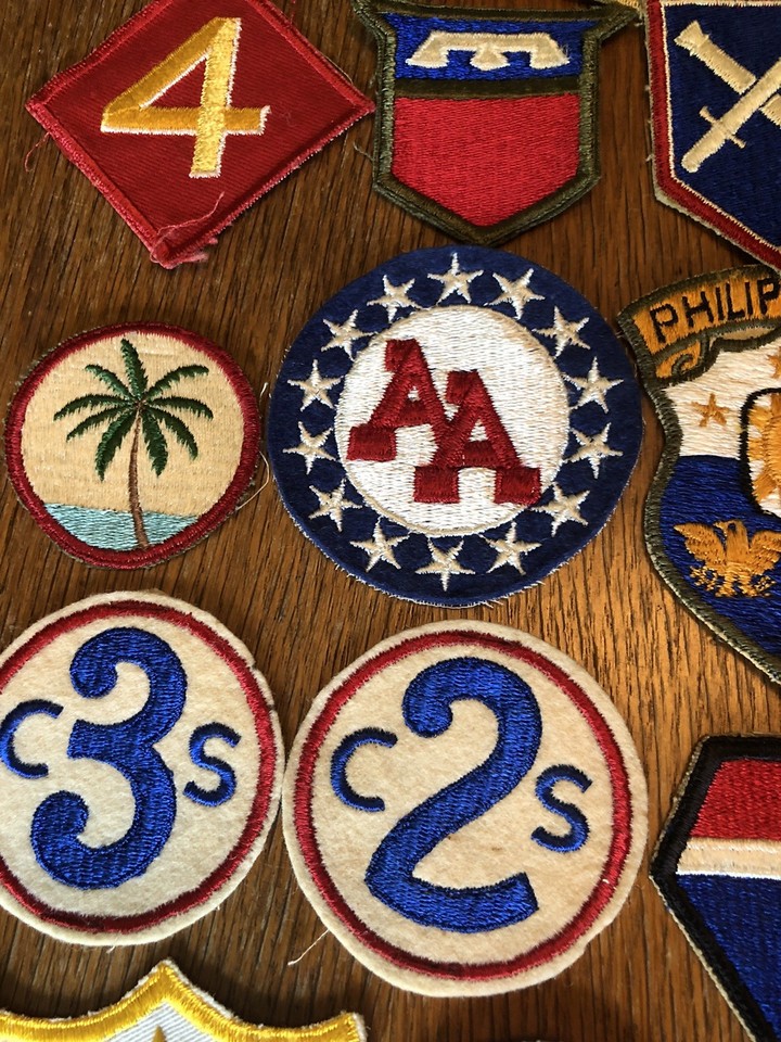 Lot Of 80 Nice Original World War II Patches WW2 Army USAAF Marine ODB ...
