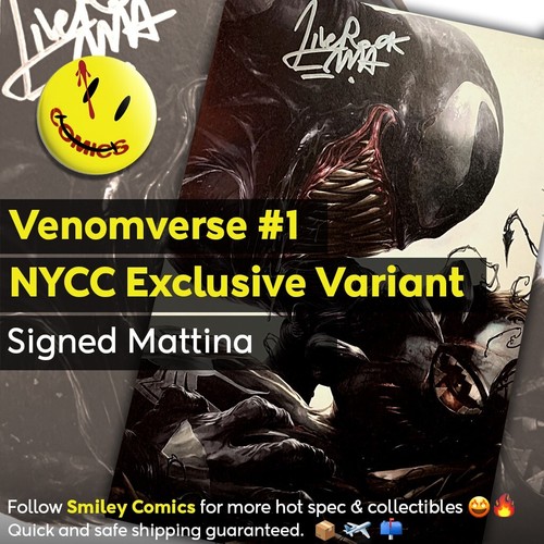 Venomverse #1 / NYCC 2018 Variant / Signed By Mattina / Marvel Comics ...