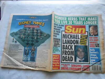 SUN Magazine-JUNE 30, 1992 MICHAEL LANDON | eBay