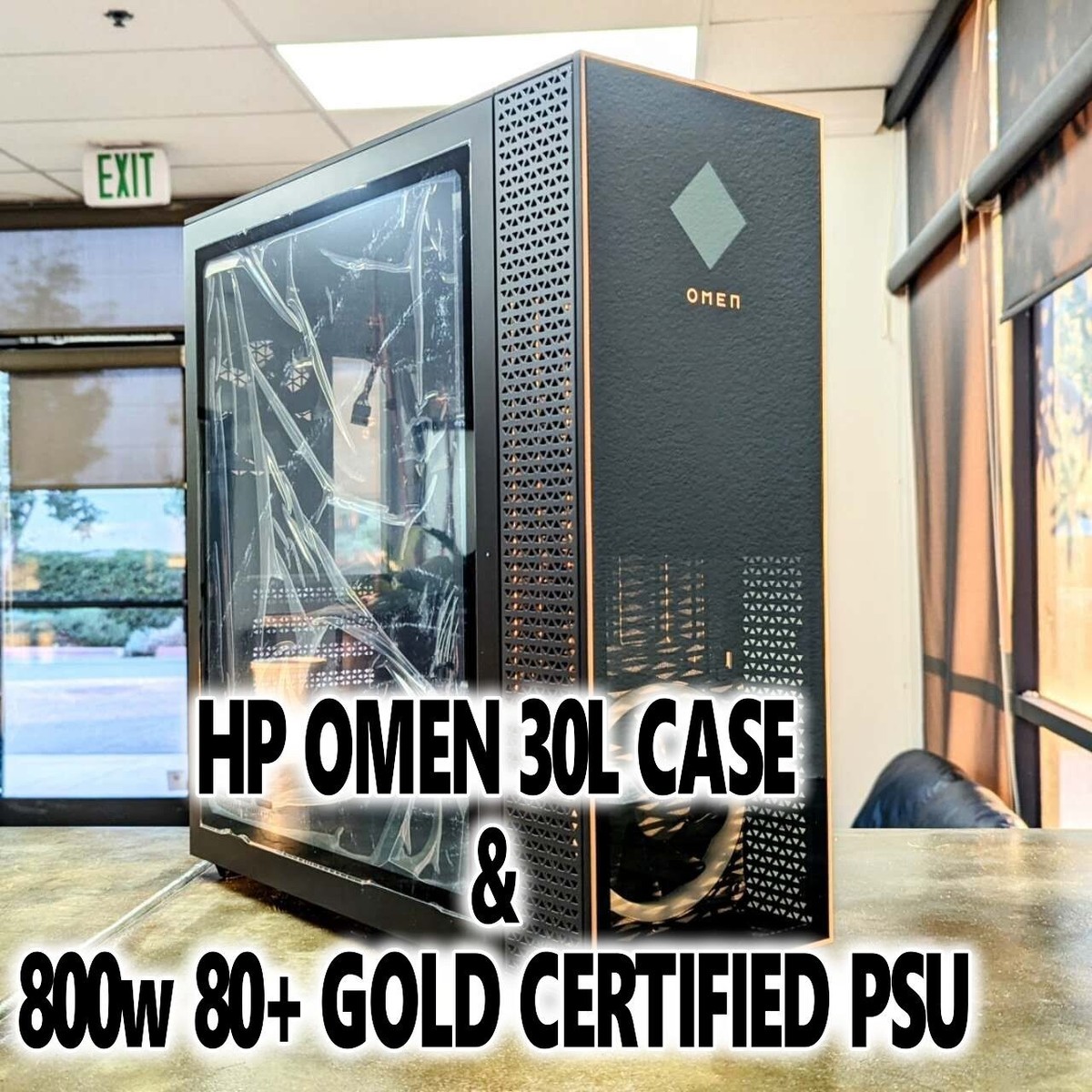 HP Omen 30L ATX Gaming PC Case RGB w/ cooler master 800w 80 HP Omen 30L ATX Gaming PC Case RGB w/ cooler master 800w 80