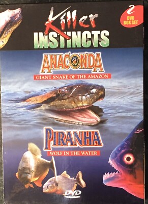 Killer Instincts - Anaconda/Piranha (DVD, 1999, 2-Disc Box Set) Watched ...