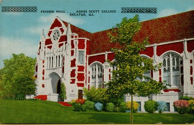 Exterior Front View Presser Hall Agnes Scott College Decatur GA ...