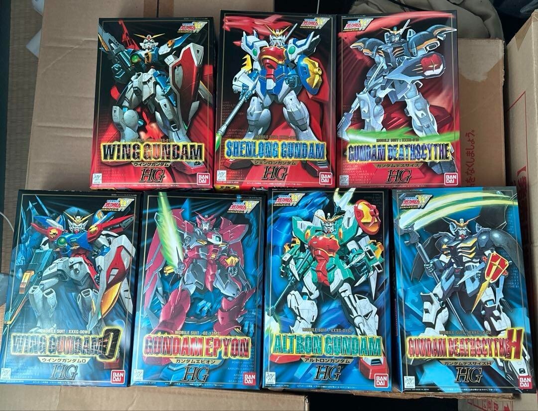 GUNDAM Wing Zero Shenlong Deathscythe Hell Epyon Altron 1:100 HG SET ...